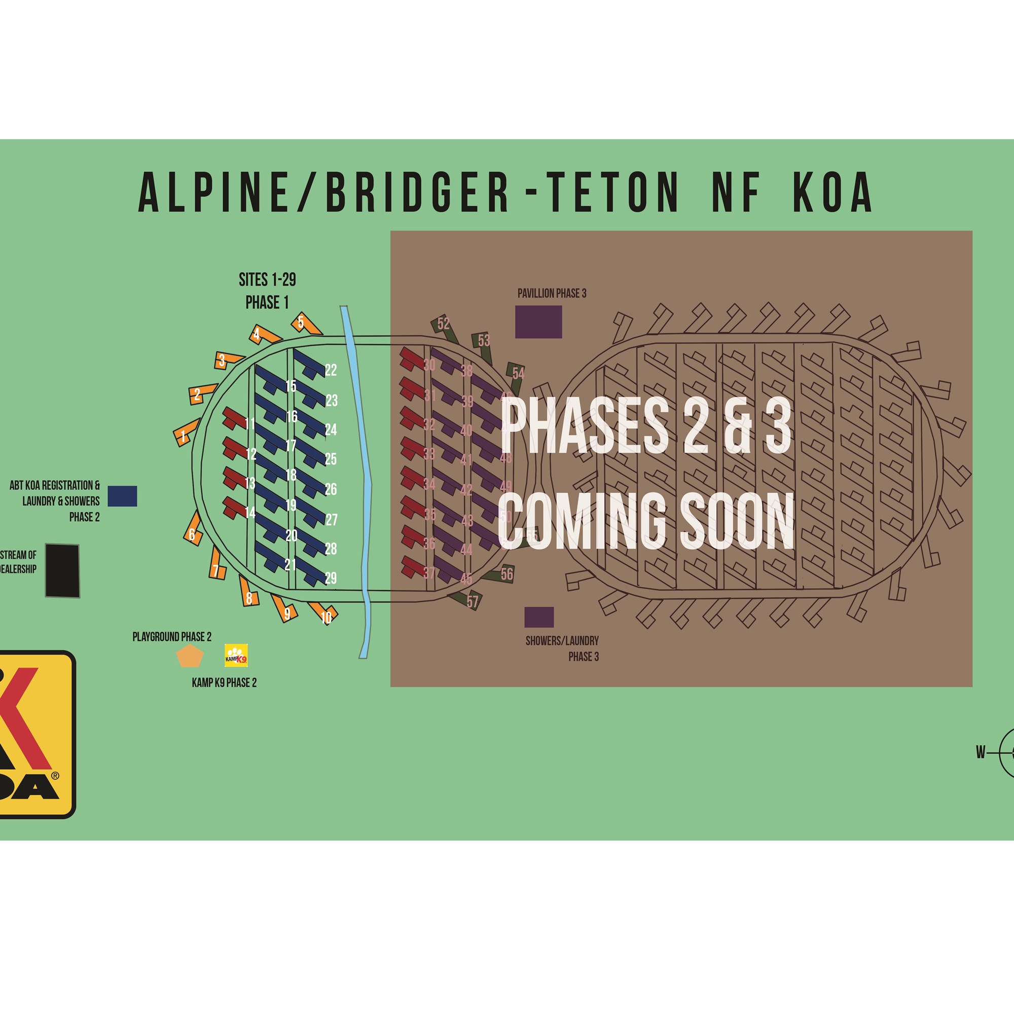 Etna, Wyoming Campground Map | Alpine / Bridger-Teton National Forest ...