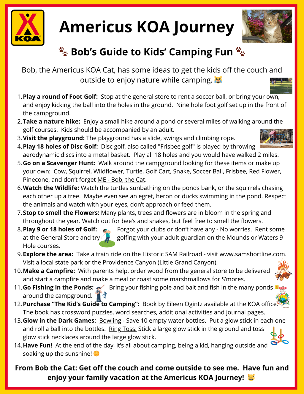 Bob's Guide to Kid's Camping Fun