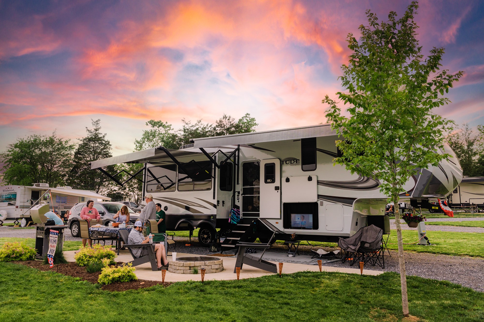Greeneville, Tennessee Campground Map | Baileyton KOA Holiday