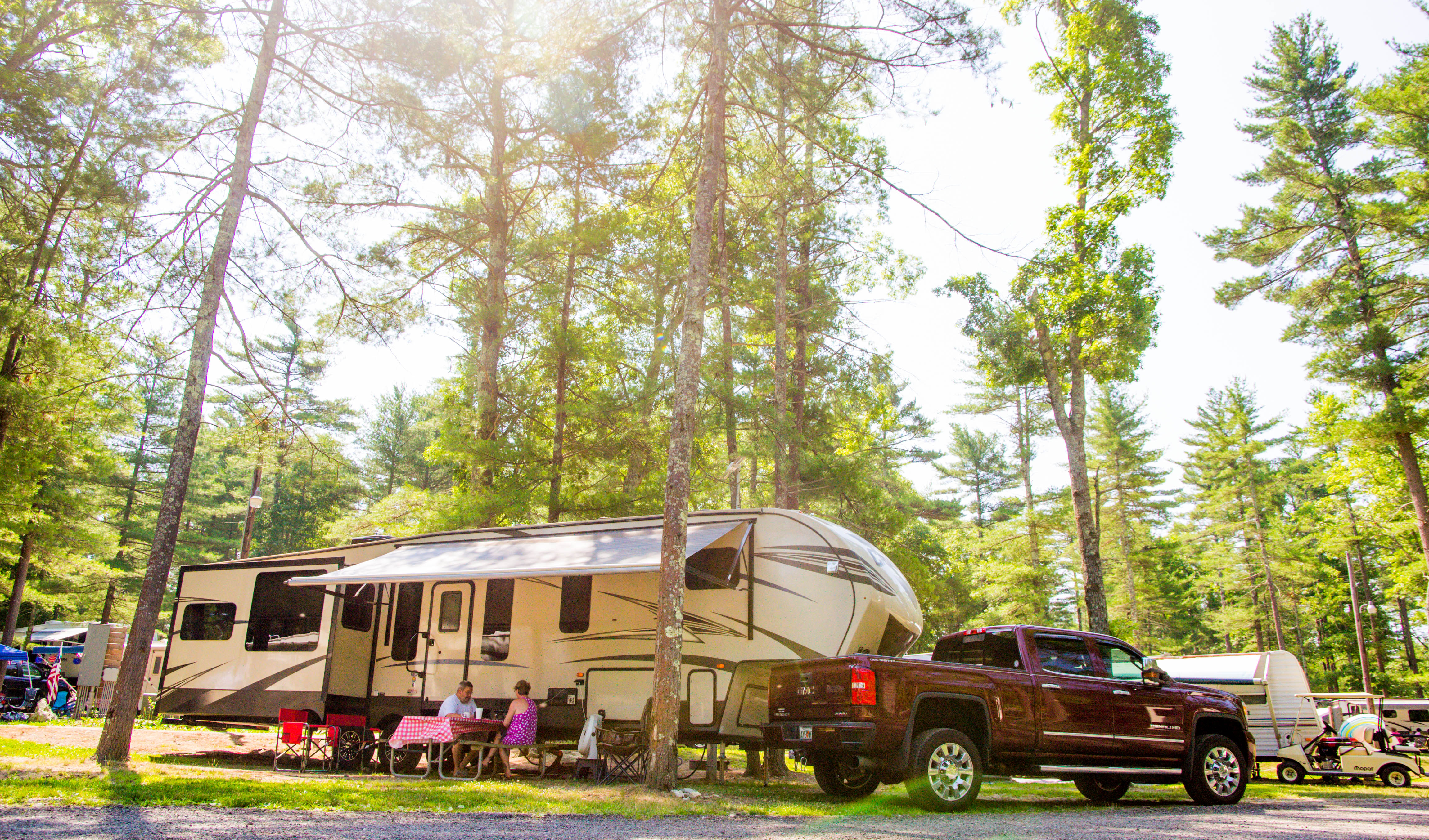 RV Camping Sites in Middleboro, MA | Back-In & Pull-Thru
