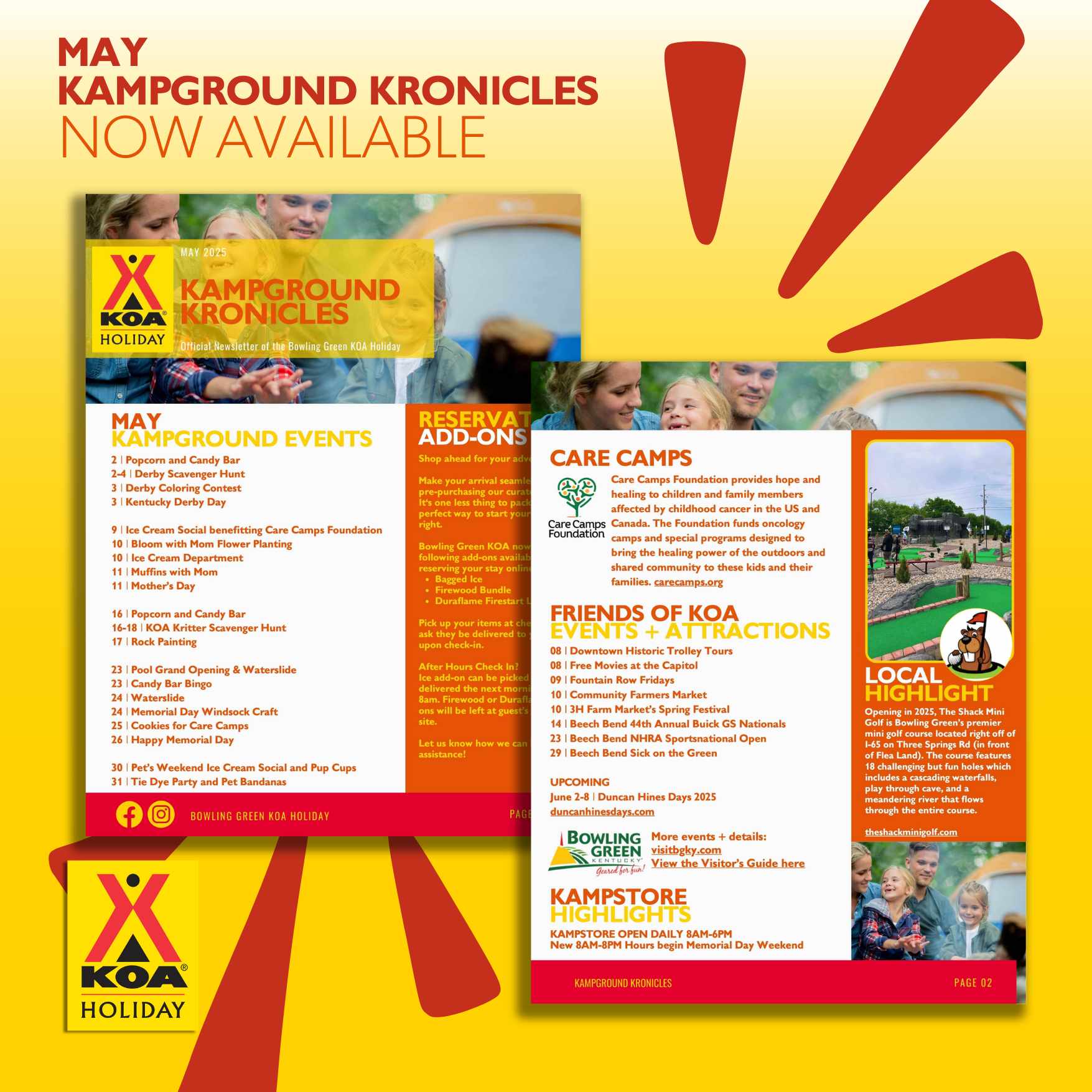 KOA Kampground Kronicles May 2025