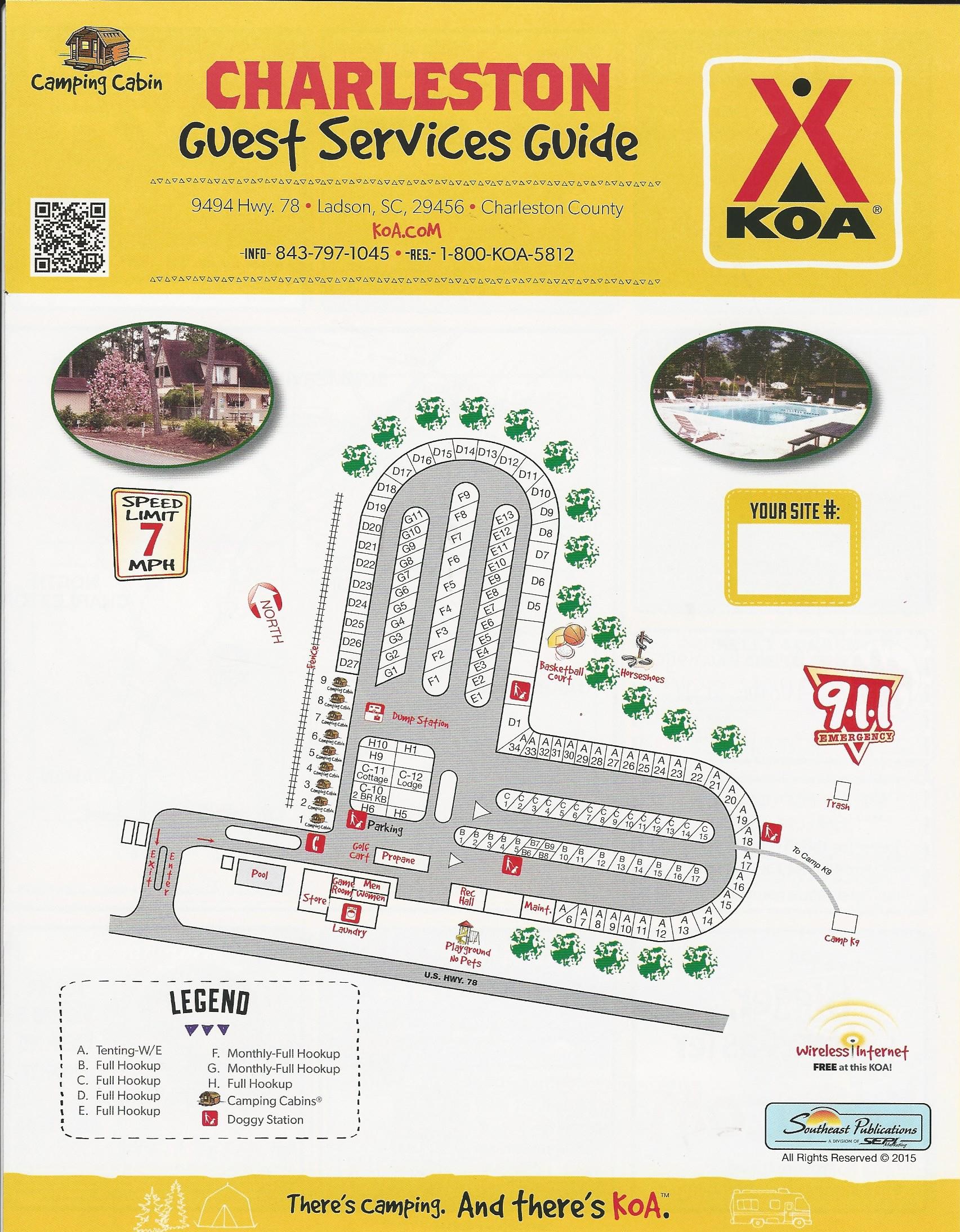 Ladson, South Carolina Tent Camping Sites | Charleston KOA