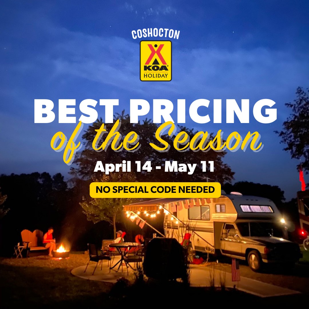 Spring Camping has the Best Pricing of the Whole Season