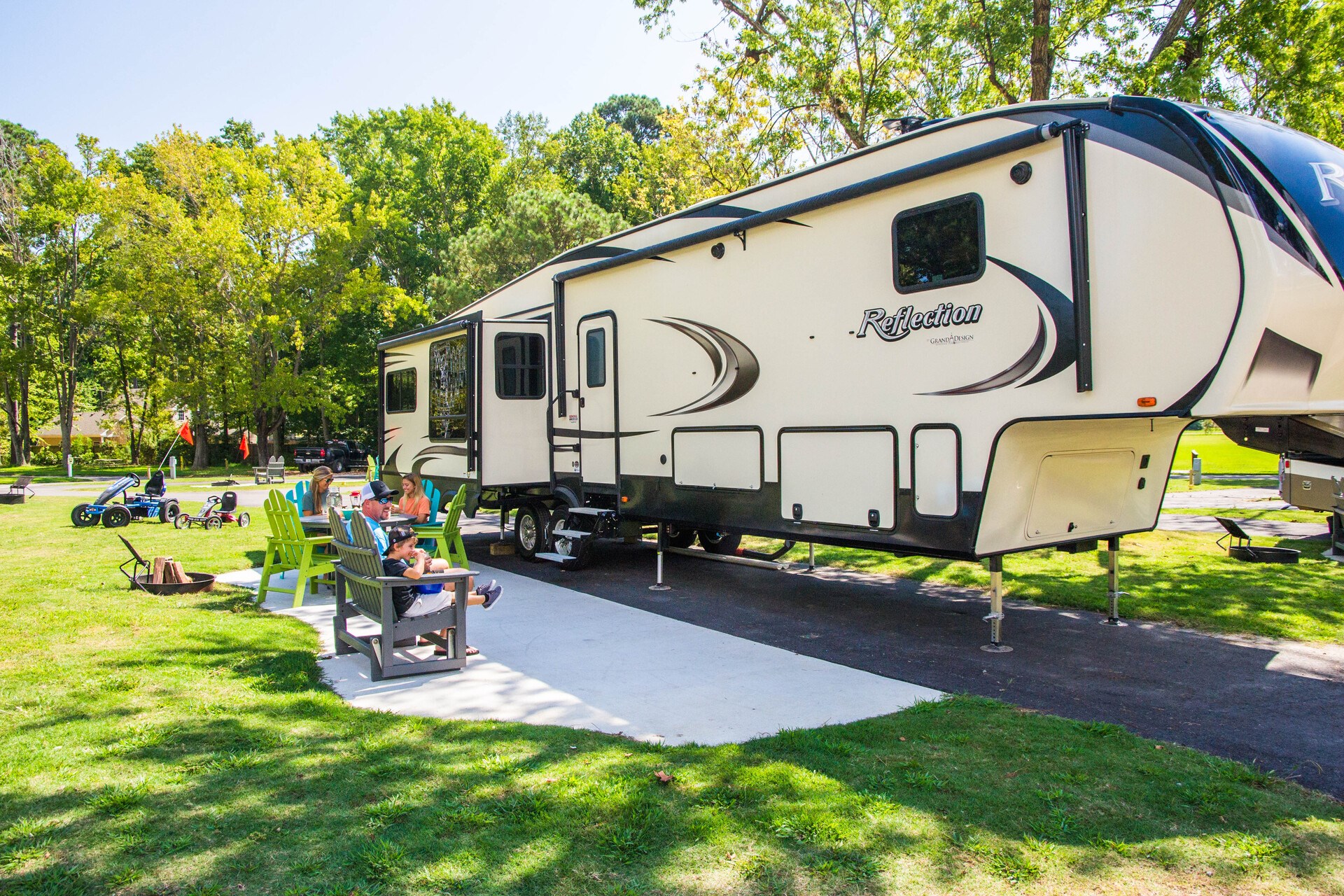 Michigan Campgrounds Map | Covert / South Haven KOA Holiday