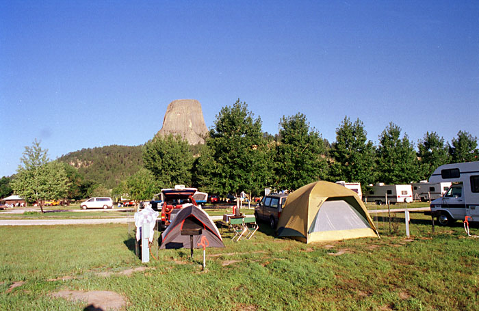 Devils Tower, Wyoming Tent Camping Sites | Devils Tower / Black Hills KOA