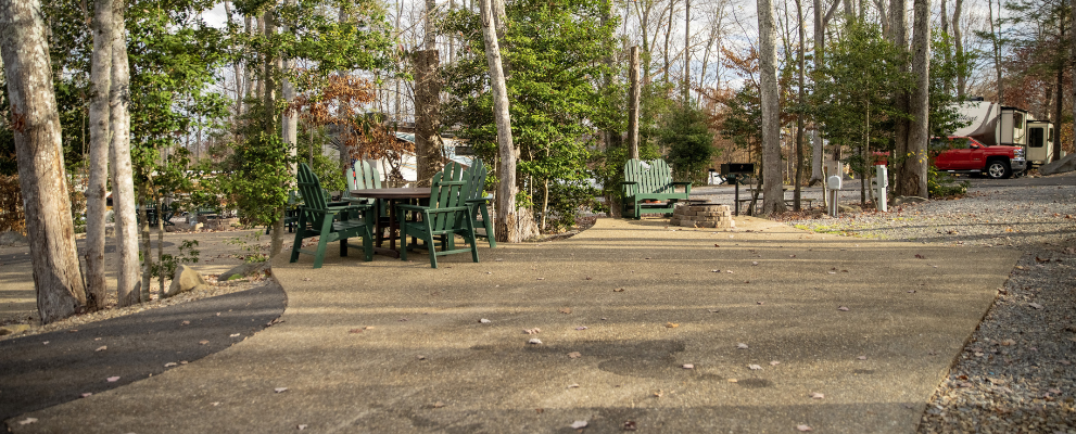 Back In, 50/30/20 Amps, Full Hookups Deluxe KOA Patio® Pictures ...