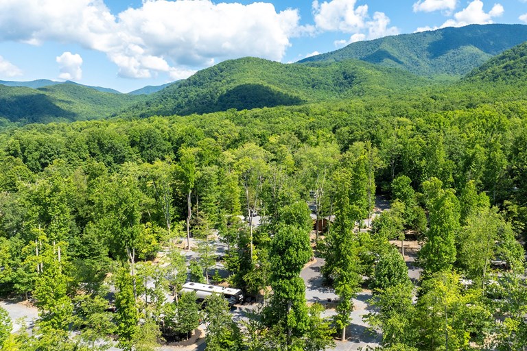 Cosby, Tennessee Campground Map | Gatlinburg East / Smoky Mountain KOA ...