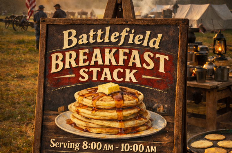 Battlefield Breakfast Stack: Event at the Gettysburg / Battlefield KOA ...