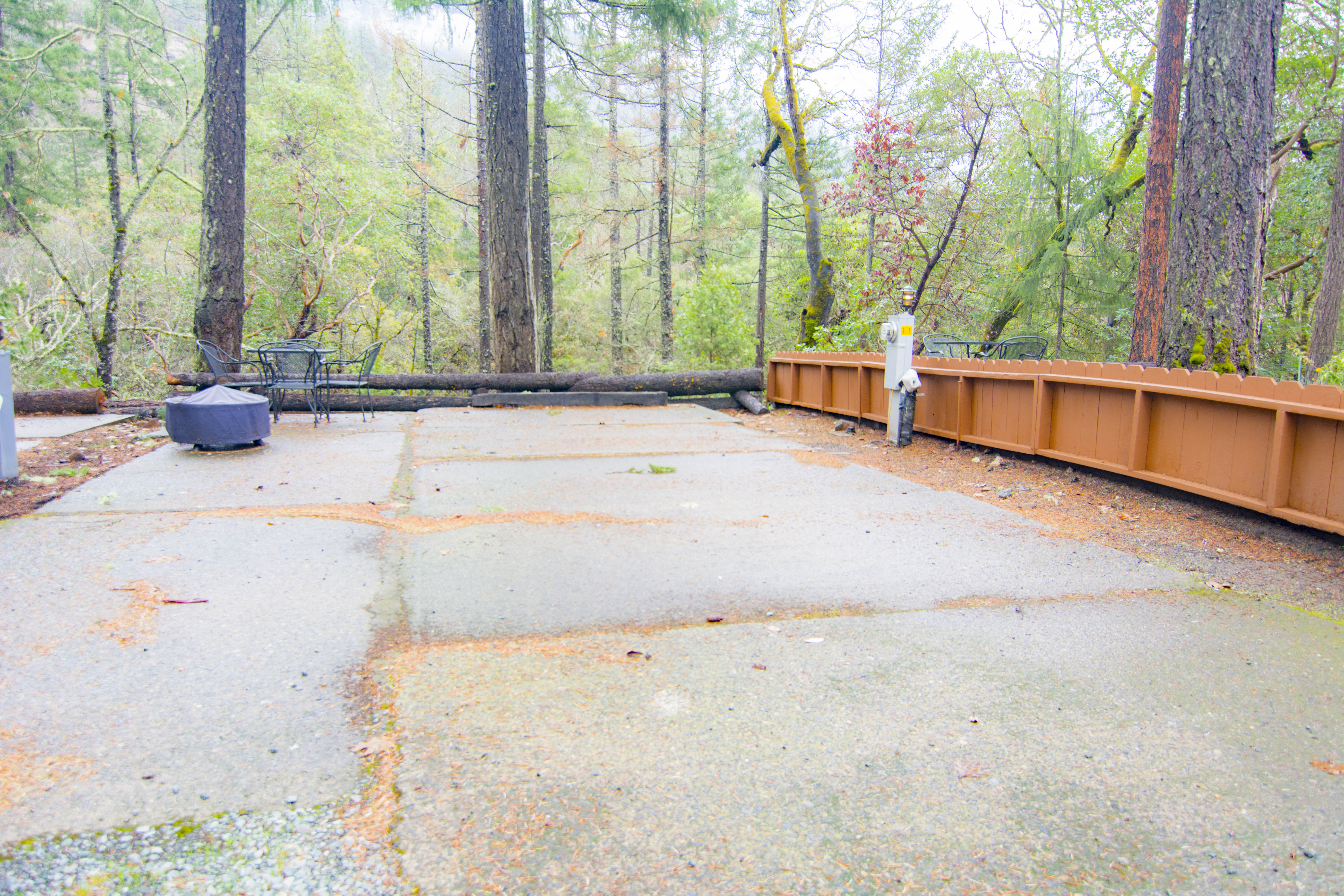 RV site #11 view Jumpoff Joe Creek
