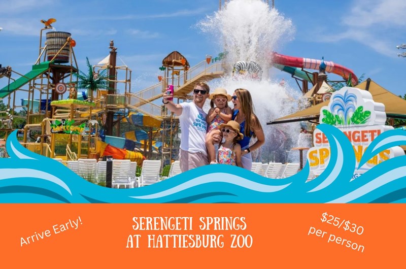 Serengeti Springs Water Park at Hattiesburg Zoo: Event at the ...