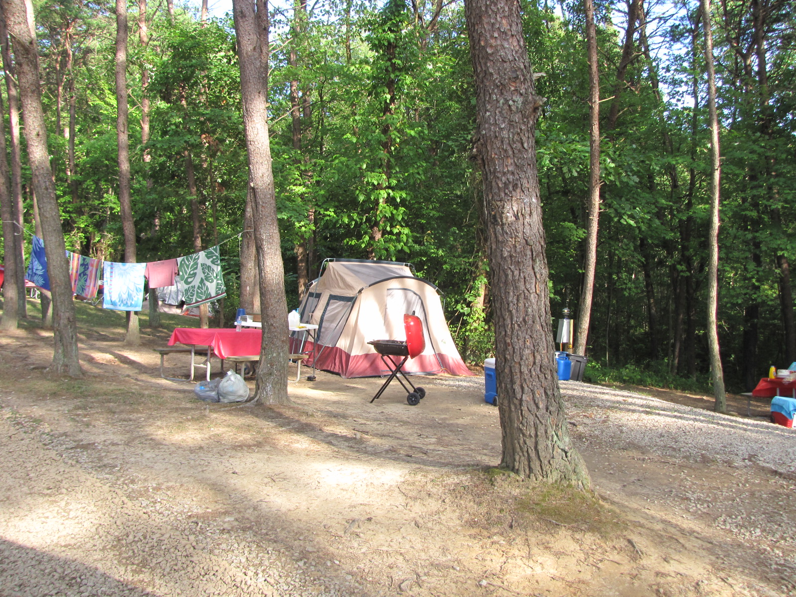 Logan, Ohio Tent Camping Sites | Hocking Hills KOA Holiday