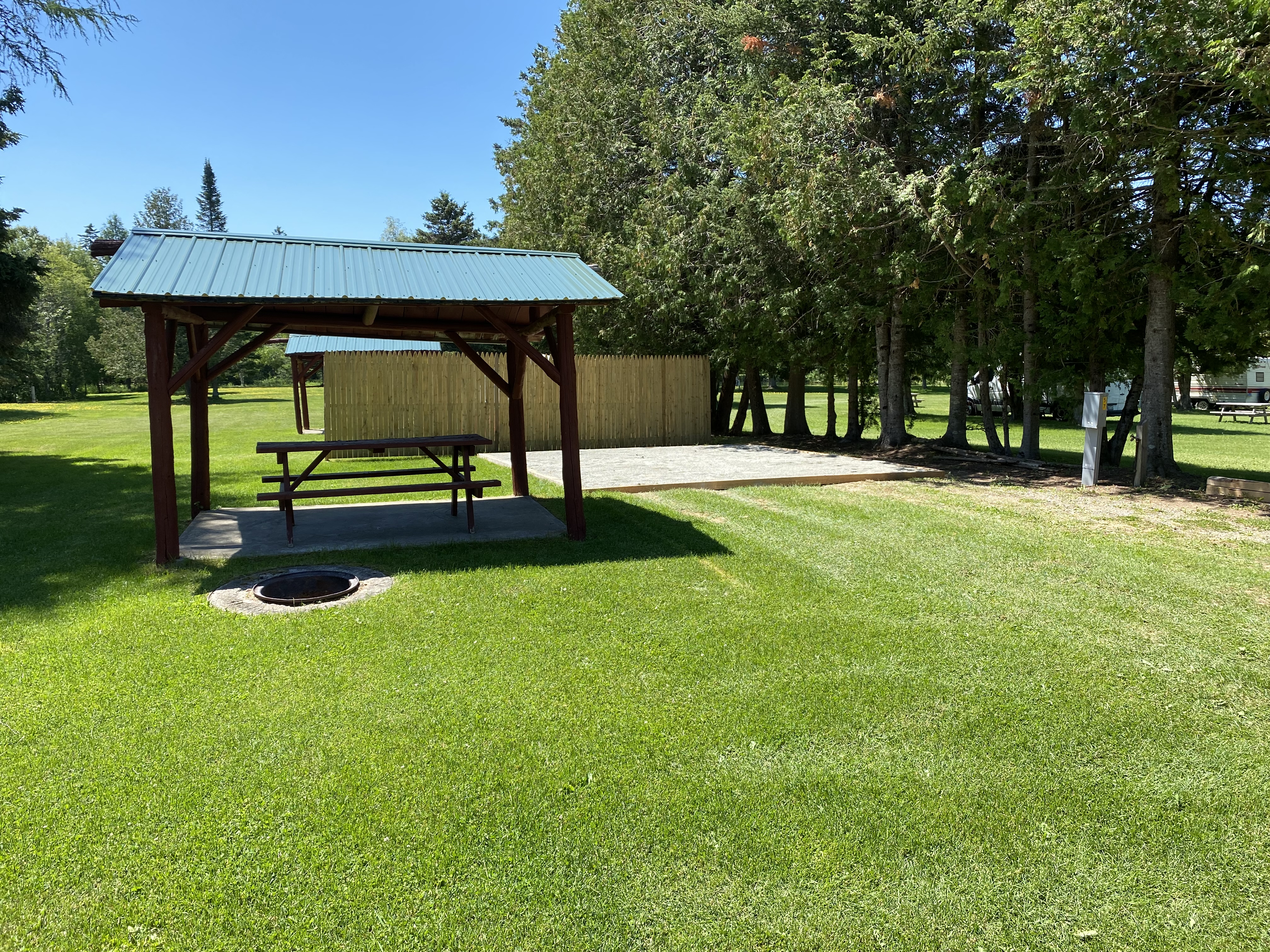 Individual Tent Site, Water & Electric, Sand Tent Pad, Patio Pictures ...