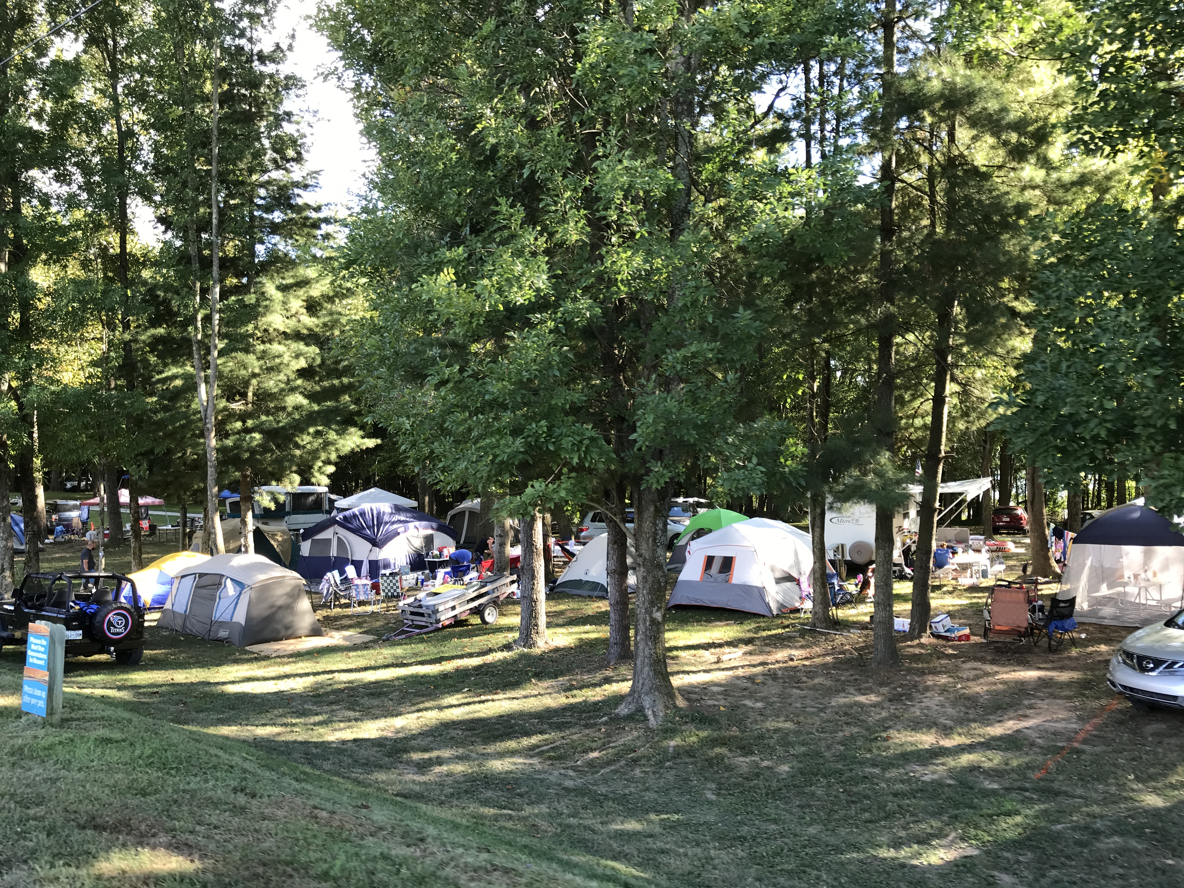 Tent Site Camping | Kentucky Lakes / Prizer Point KOA