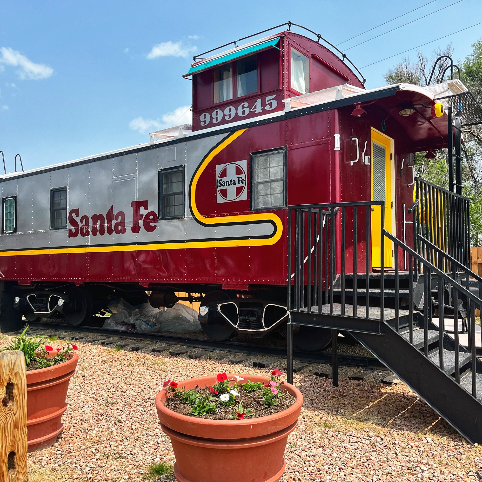 Stay in Style Inside a 1928 Railroad Caboose