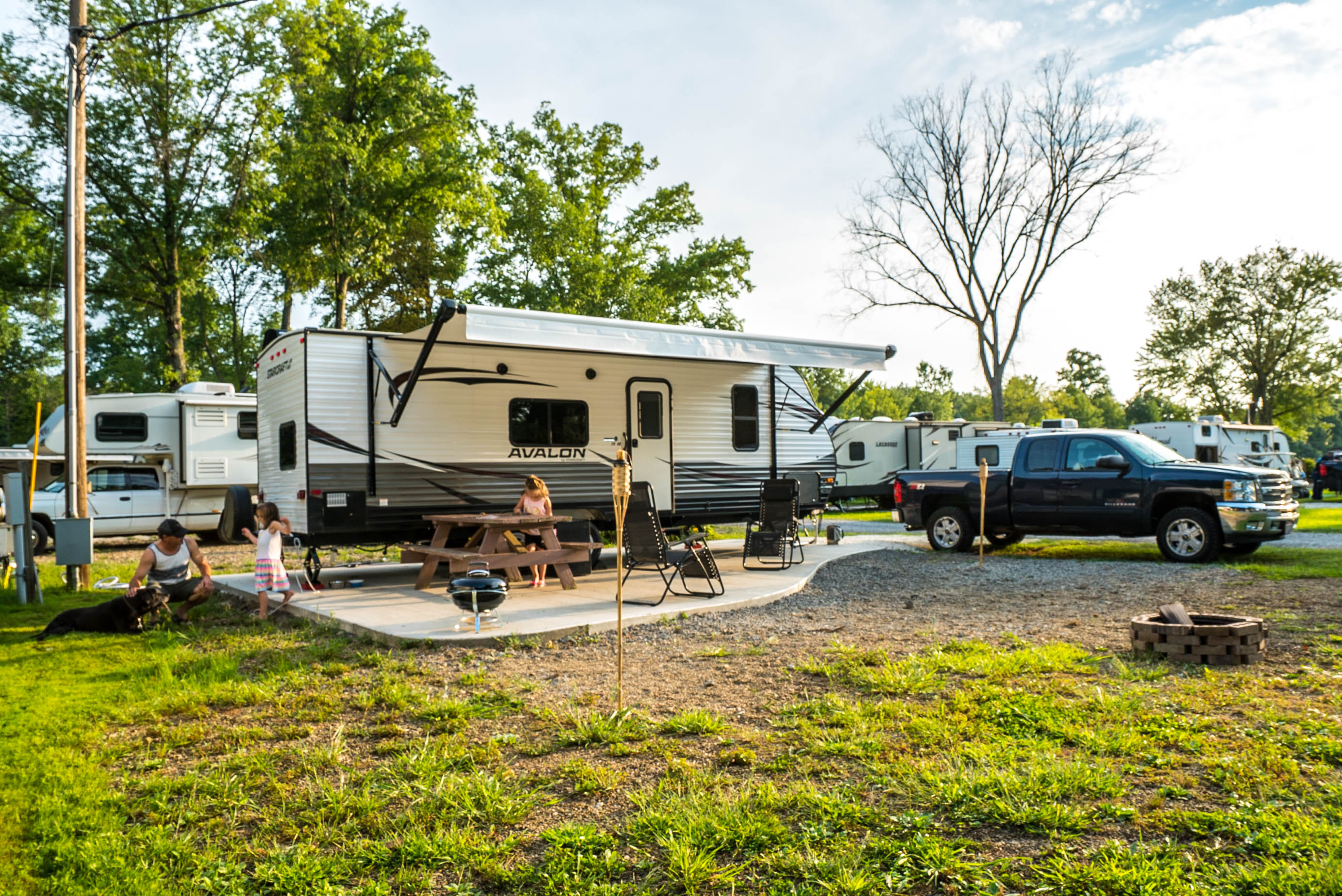 Lake Milton, Ohio RV Camping Sites | Lake Milton / Berlin Lake KOA Holiday