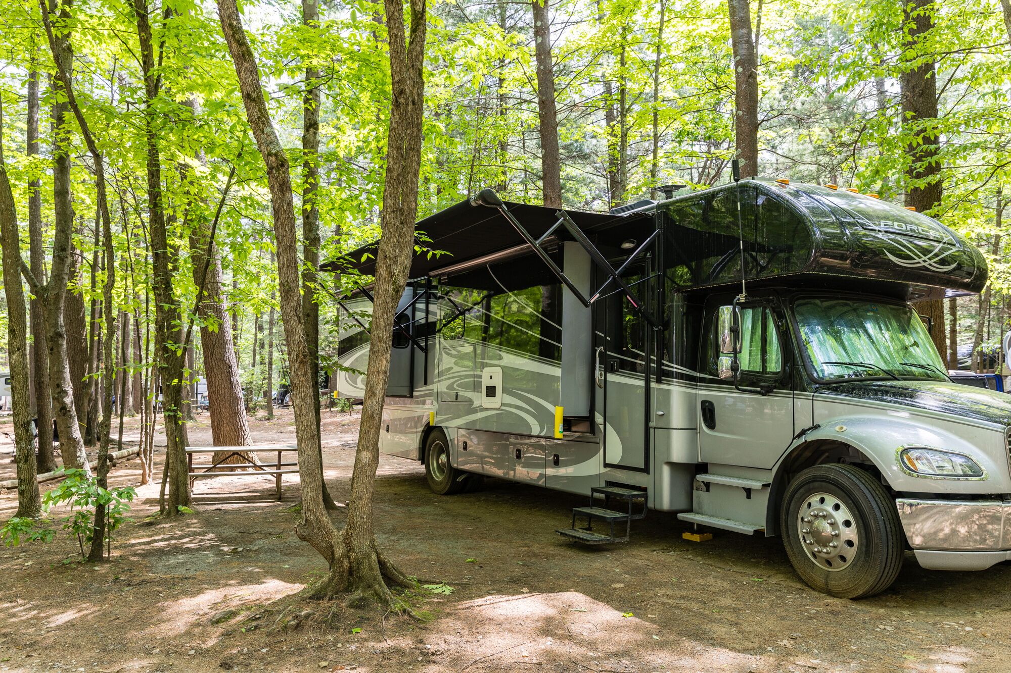Pull Thru & Back in RV Camping Sites in Lake Placid, NY