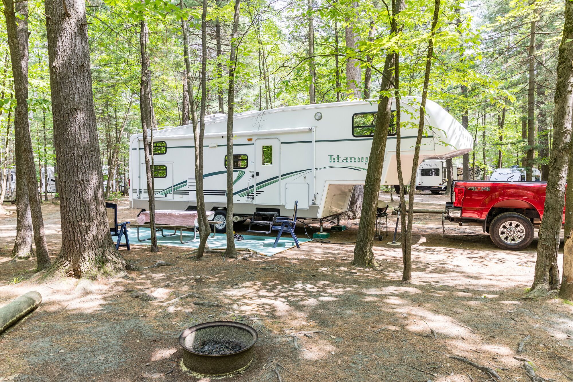 Pull Thru & Back in RV Camping Sites in Lake Placid, NY