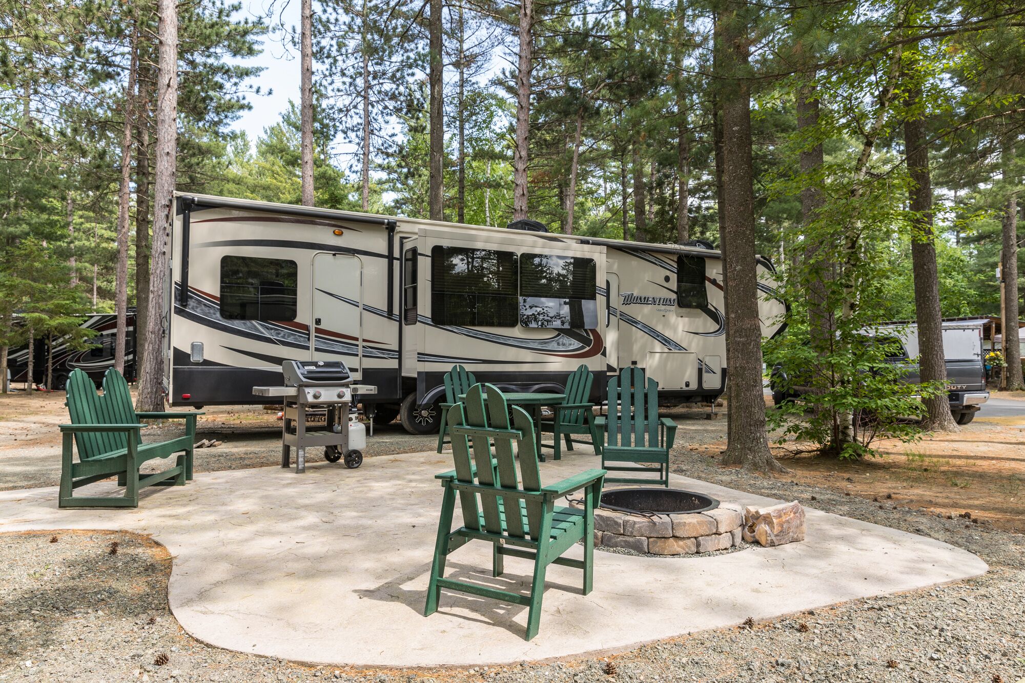 Pull Thru & Back in RV Camping Sites in Lake Placid, NY