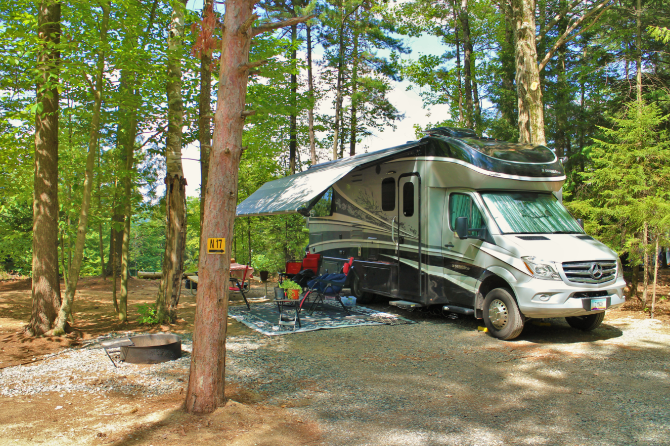 Pull Thru & Back in RV Camping Sites in Lake Placid, NY