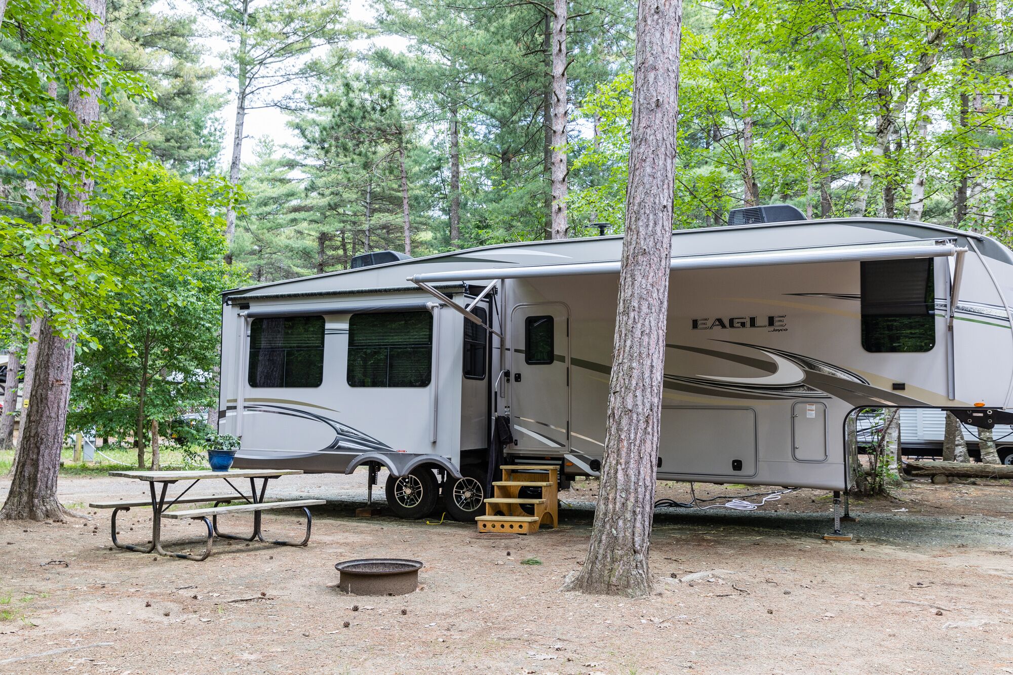 Pull Thru & Back in RV Camping Sites in Lake Placid, NY