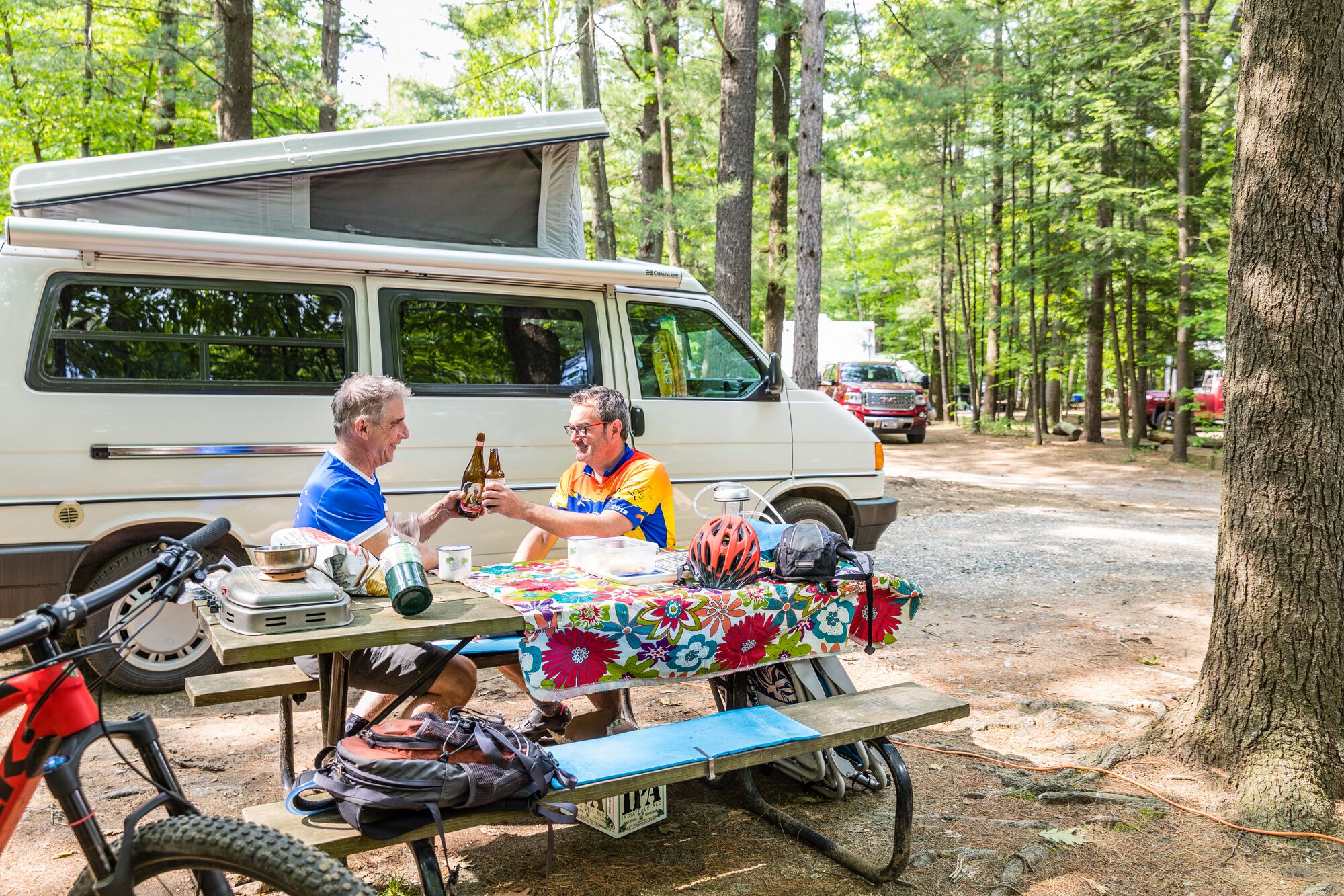 Pull Thru & Back in RV Camping Sites in Lake Placid, NY
