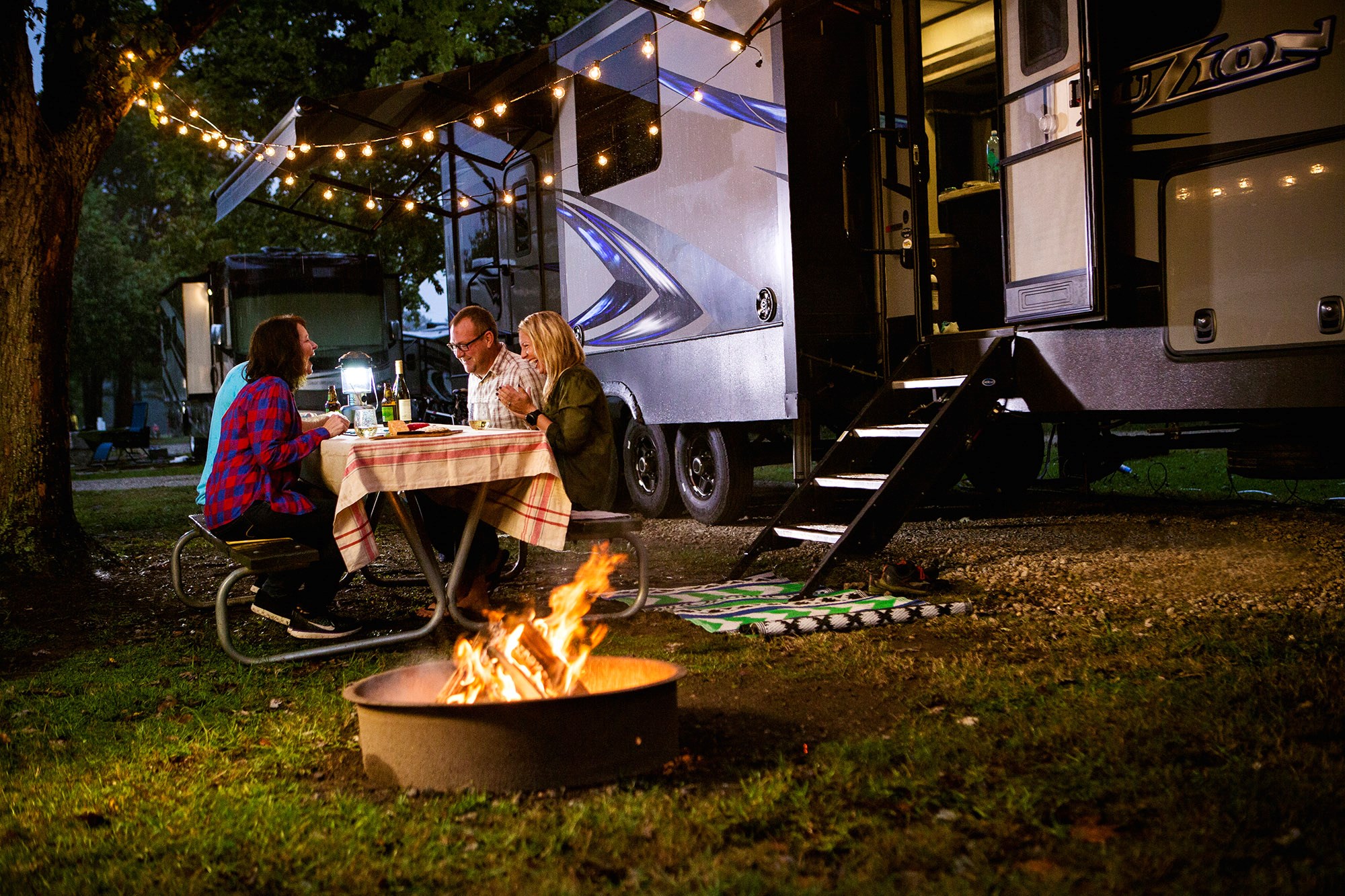 Pull Thru & Back in RV Camping Sites in Lake Placid, NY