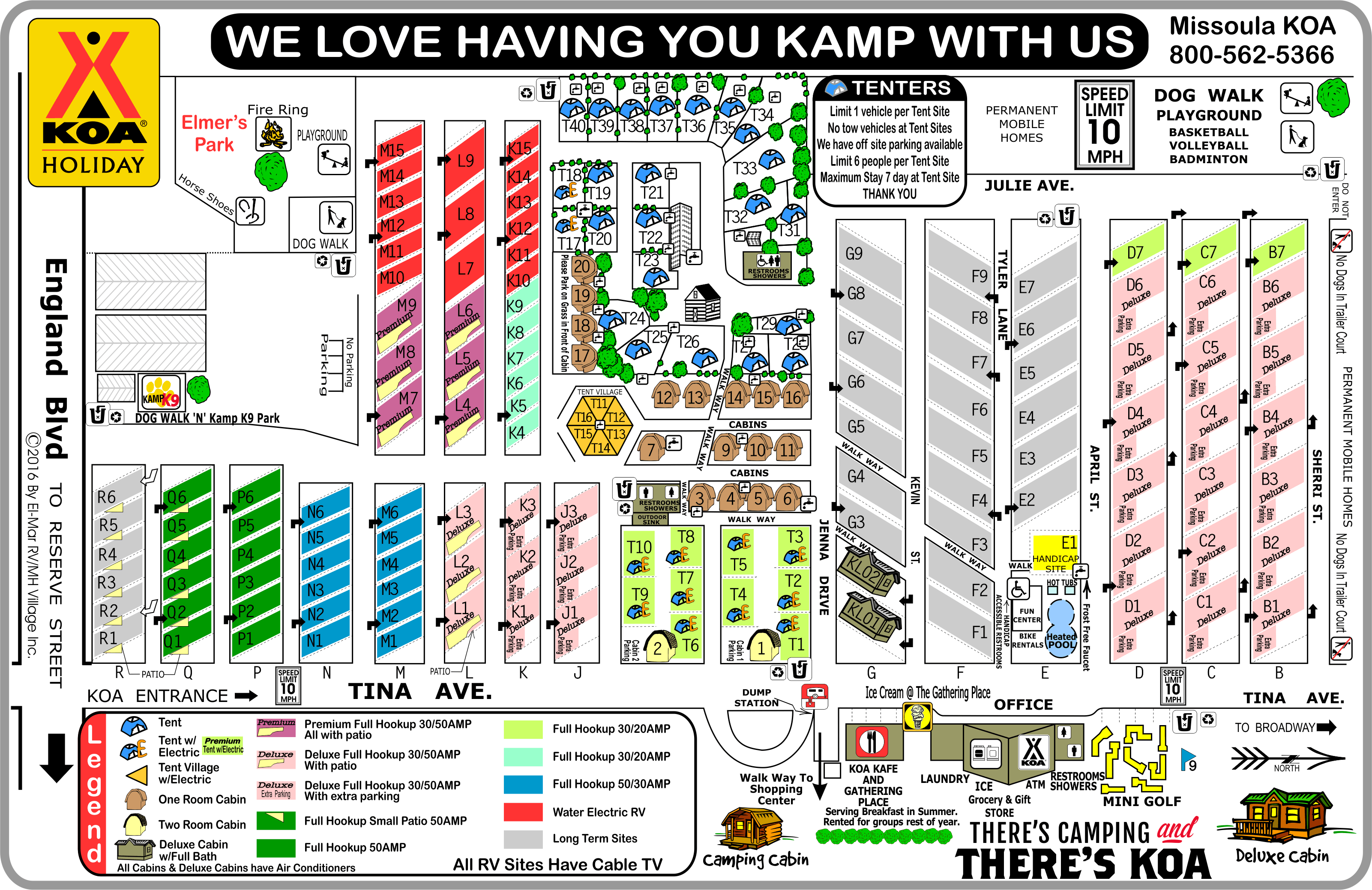 Missoula, Montana Tent Camping Sites | Missoula KOA
