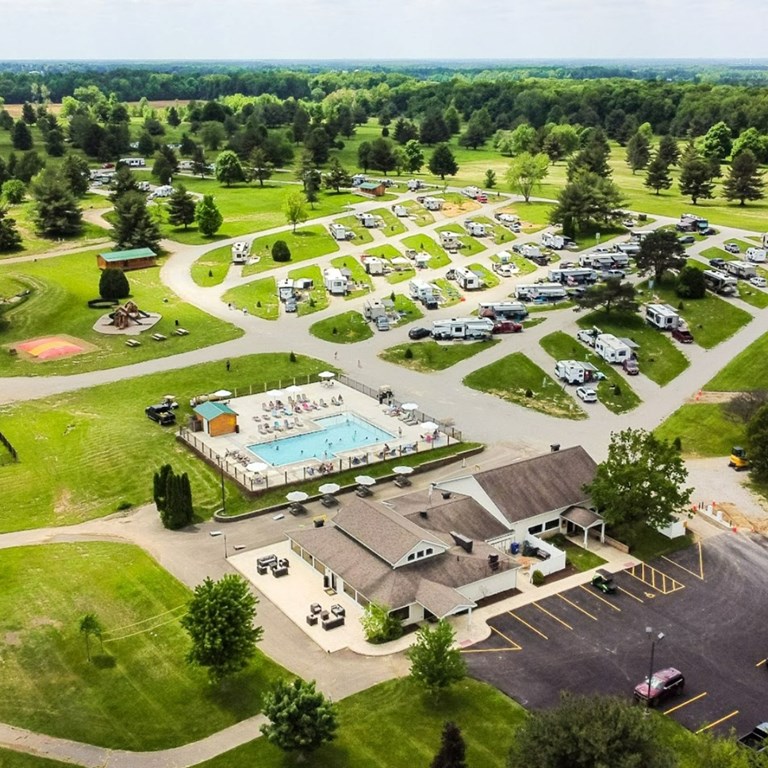 Columbus, Ohio Campground Map | Mt. Gilead KOA Holiday