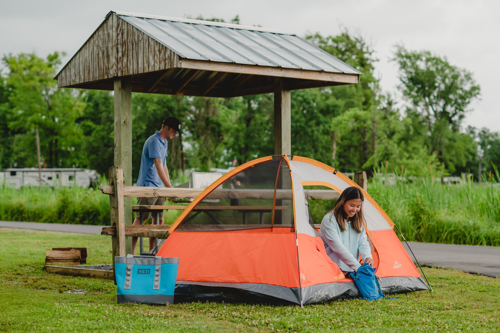Tent Camping Sites in New Bern, NC | New Bern KOA Holiday
