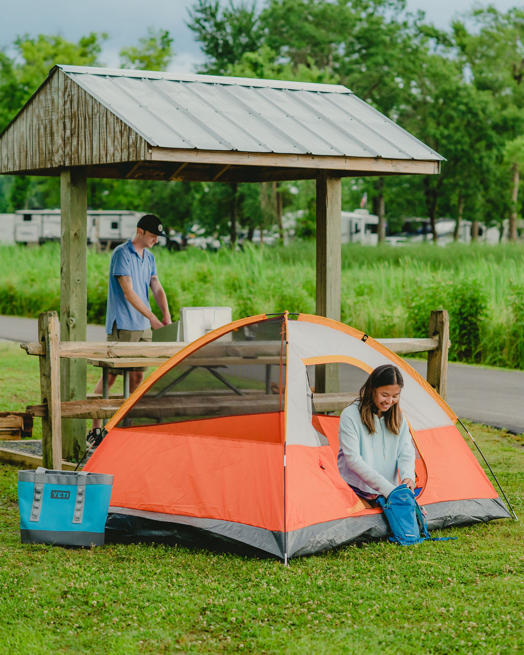 Tent Camping Sites in New Bern, NC | New Bern KOA Holiday