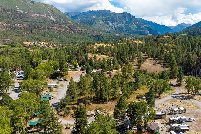 Ridgway, Colorado Campground Map | Ouray KOA Holiday