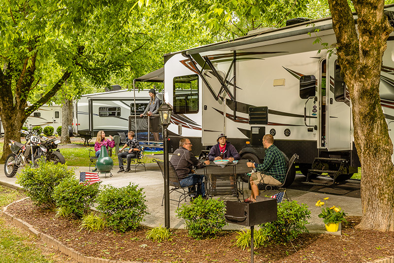 RV Camping Sites | Site Types | Pigeon Forge/Gatlinburg KOA