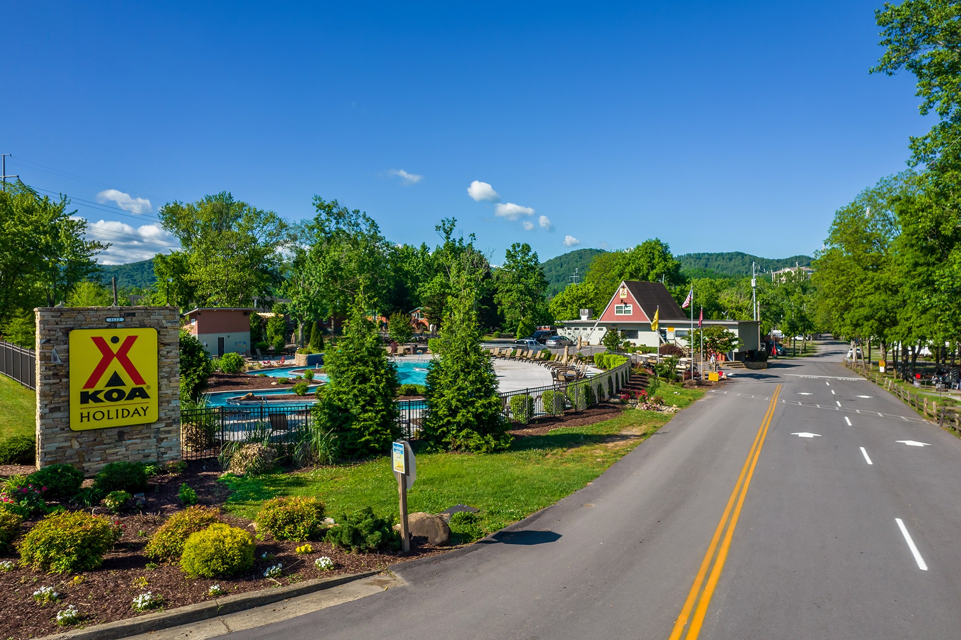 Campground Map | Pigeon Forge/Gatlinburg | KOA Holiday