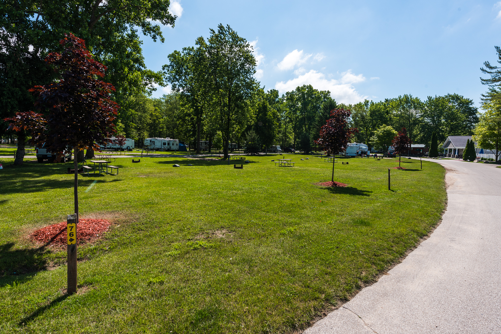 Kimball, Michigan Tent Camping Sites | Port Huron KOA Resort