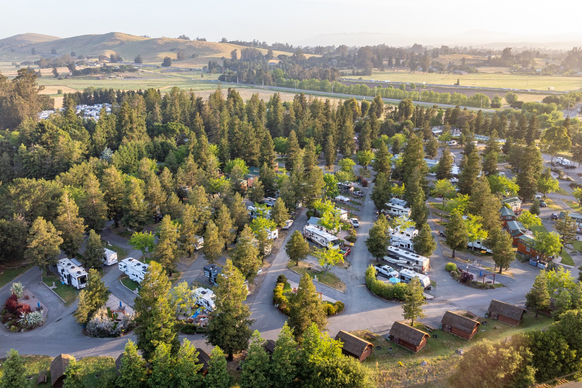 Petaluma, California Campground Map | San Francisco North / Petaluma ...