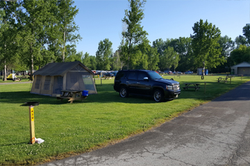 Sandusky, Ohio Tent Camping Sites | Sandusky / Bayshore KOA