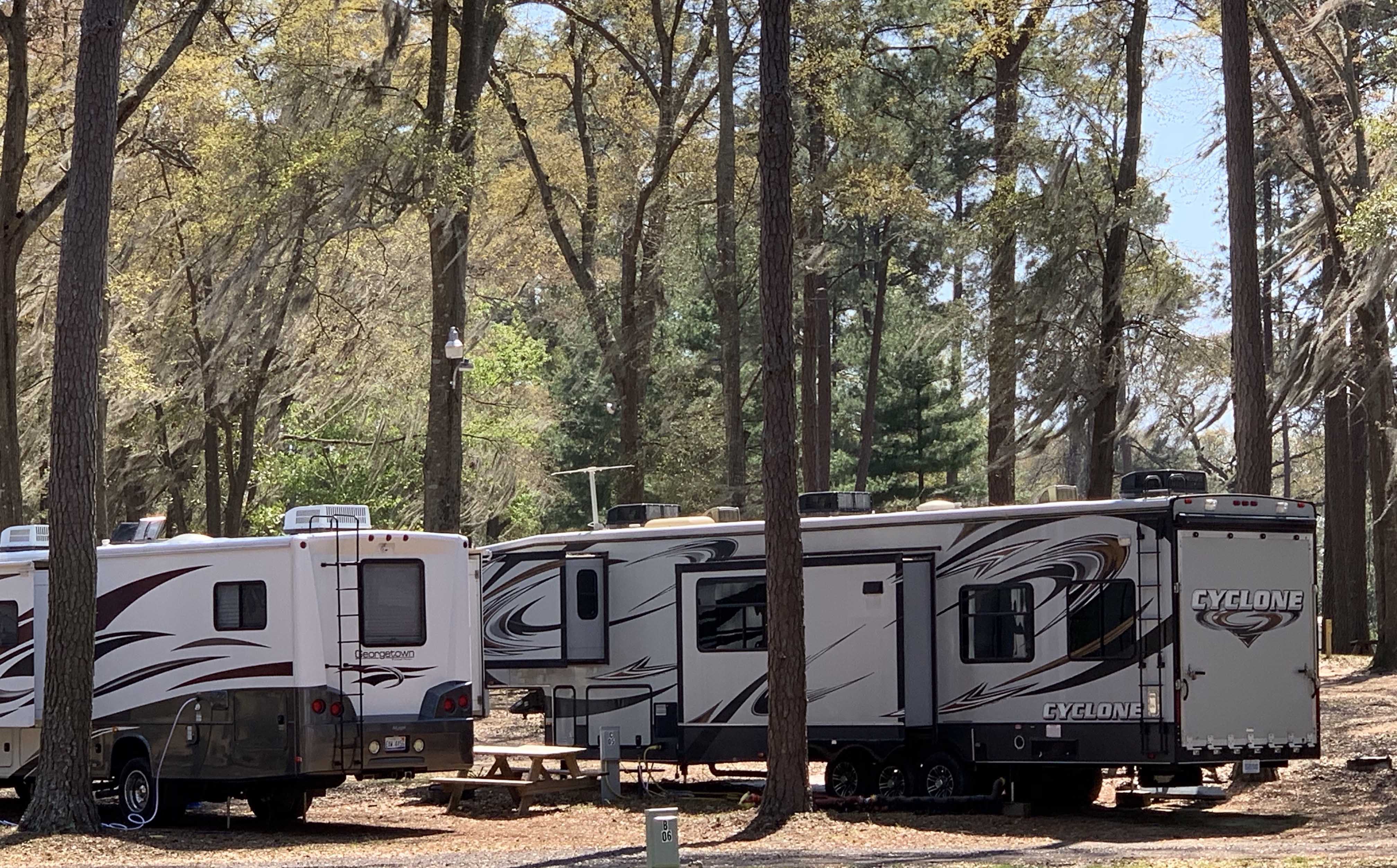 Summerton, South Carolina RV Camping Sites | Santee / Santee Lakes KOA ...