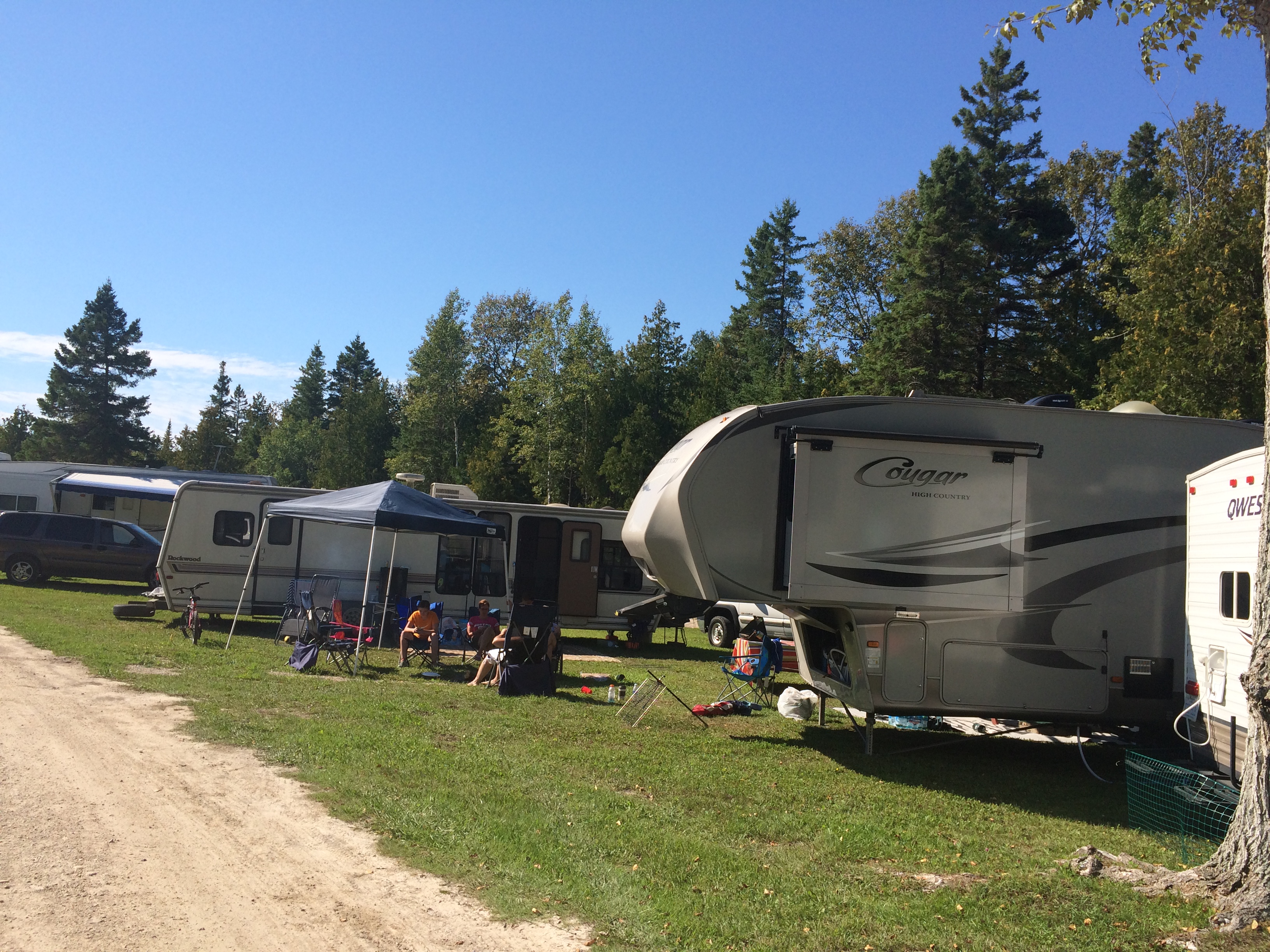 St Ignace, Michigan RV Camping Sites | St. Ignace / Mackinac Island KOA ...