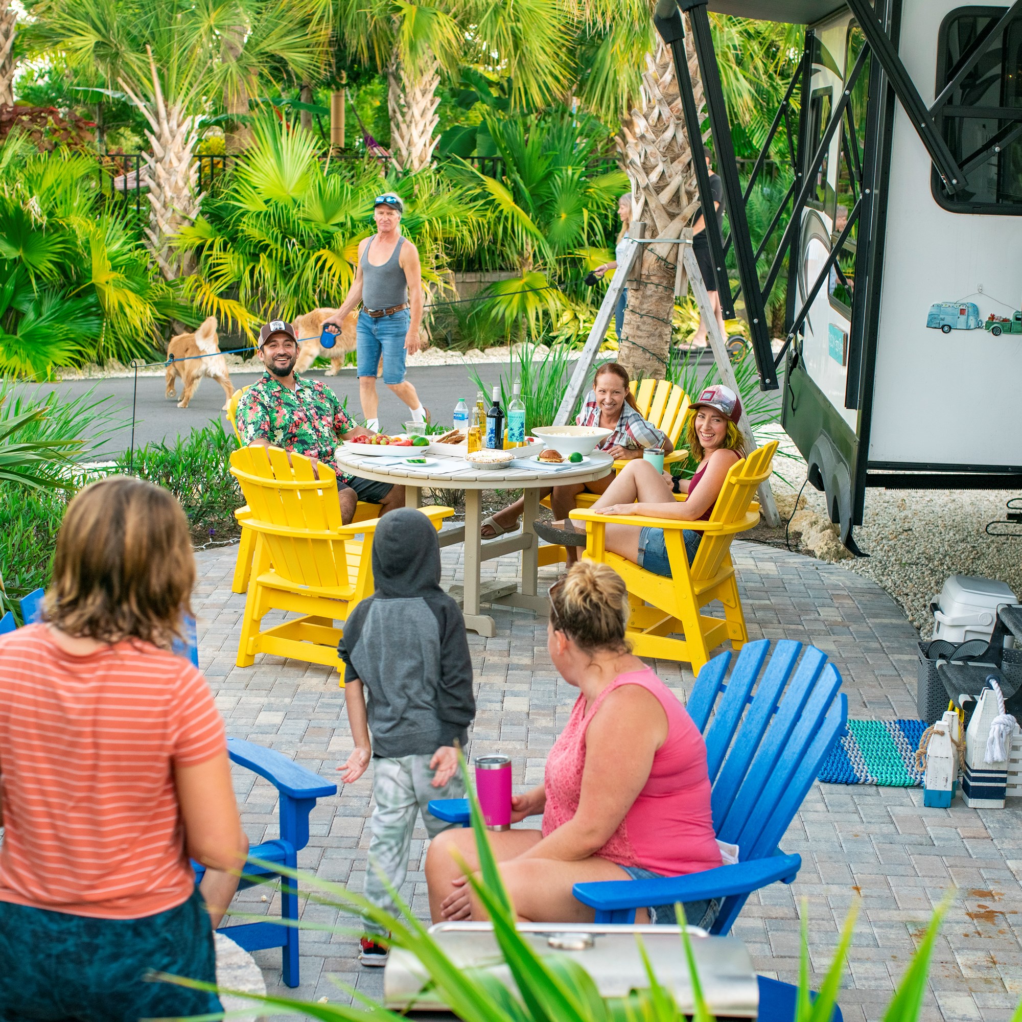 Large Group Camping at Sugarloaf Key/Key West KOA Resort