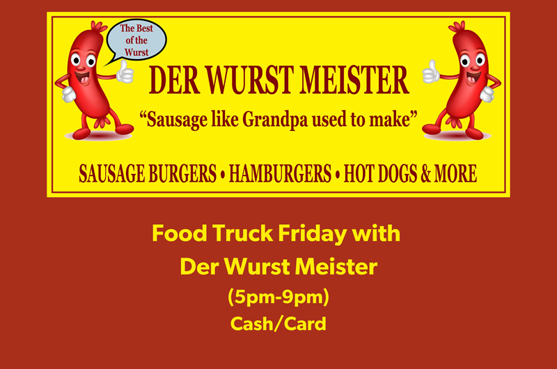Food Truck Friday with Der Wurst Meister: Event at the Blue Ridge ...