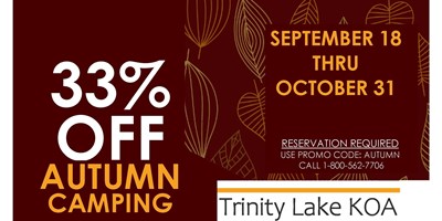 Trinity Center, California Campground | Trinity Lake KOA Holiday