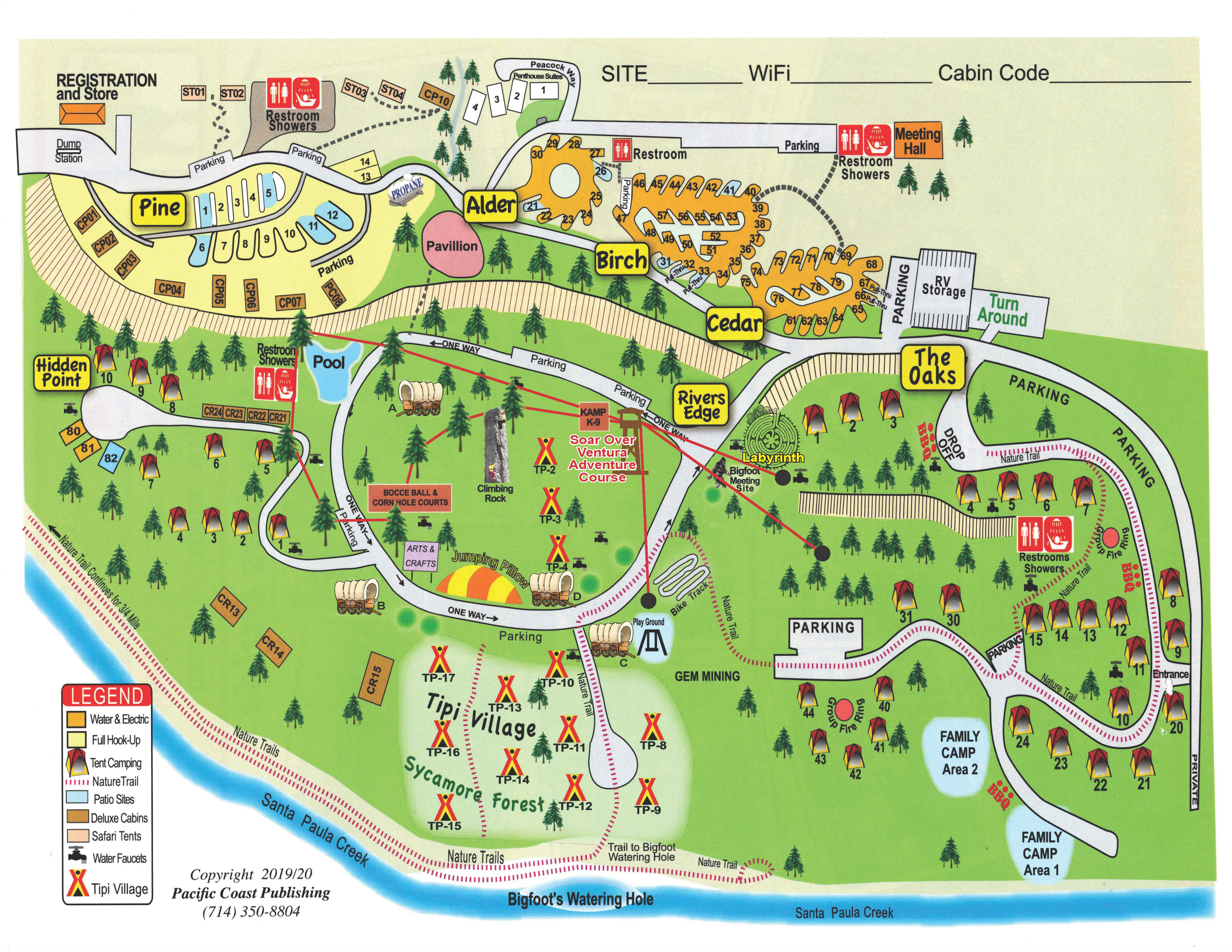 Santa Paula, California RV Camping Sites | Ventura Ranch KOA Holiday