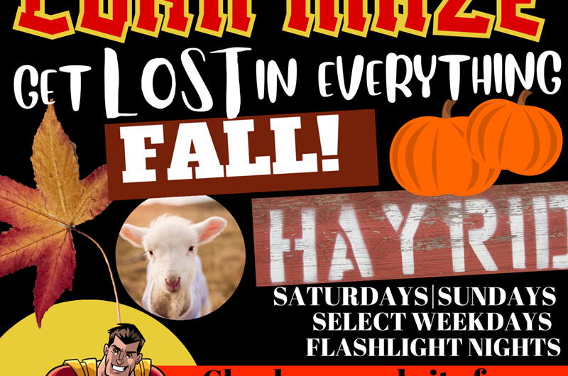 Super-Hero Corn Maze: Event at the Washington DC / Capitol KOA Holiday ...