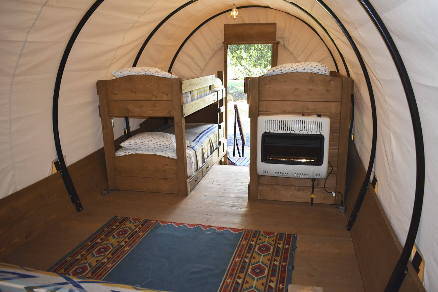 Adventures in Glamping: Sleep in an Authentic Covered Wagon