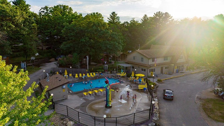 Campgrounds In Wisconsin Dells Wisconsin Dells Koa Holiday
